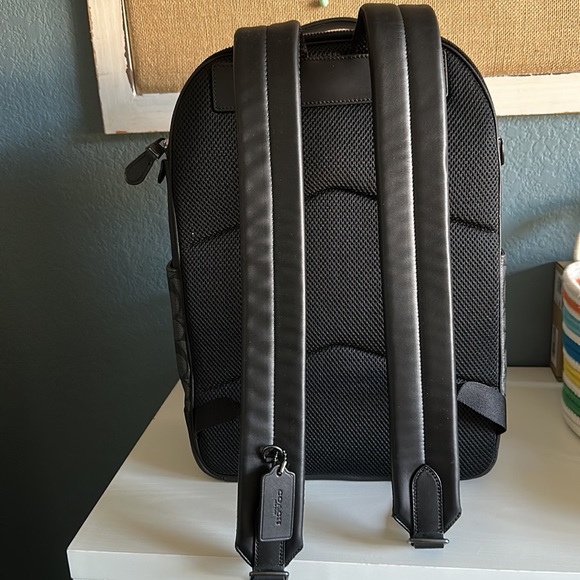 Coach | Bags | Nwt Coach Laptop Backpack Black On Black | Poshmark
